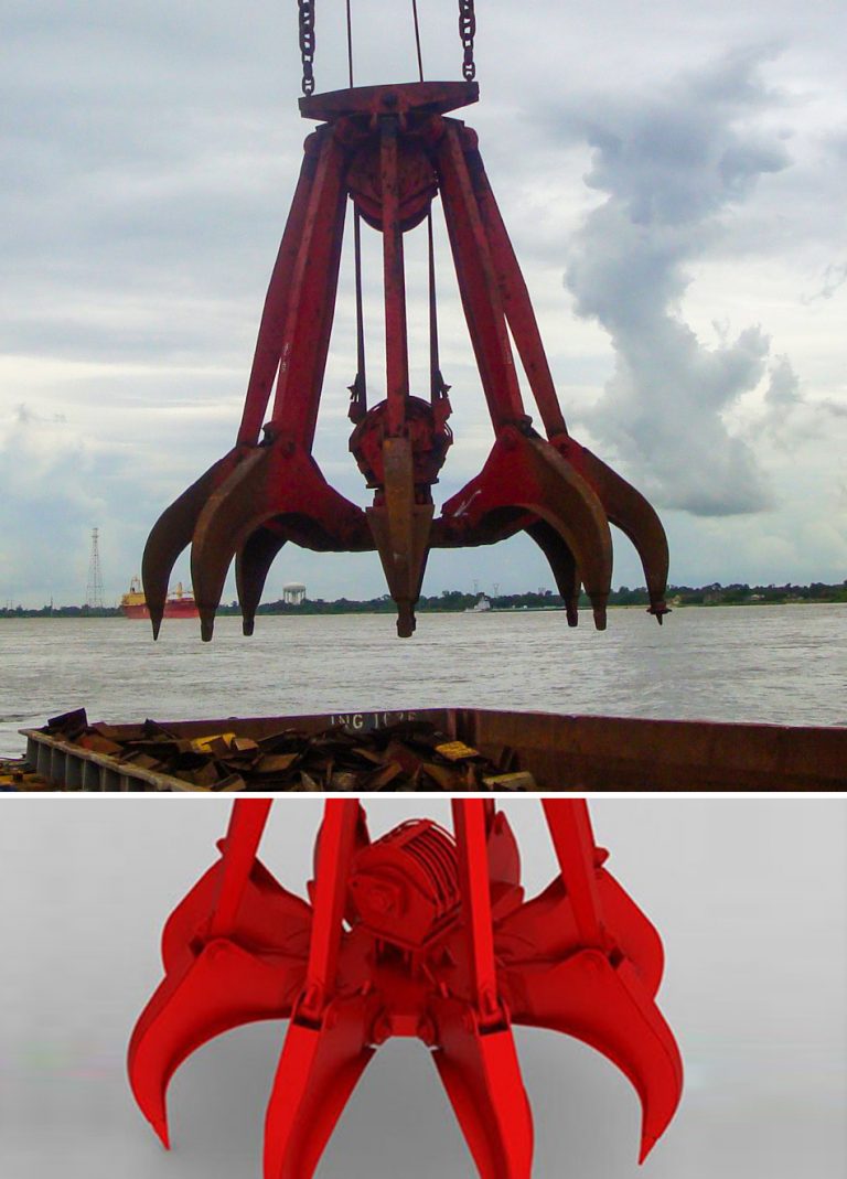 4-Rope Scrap Grapples Ideal for Riprap & Stone – Atlas-SSI